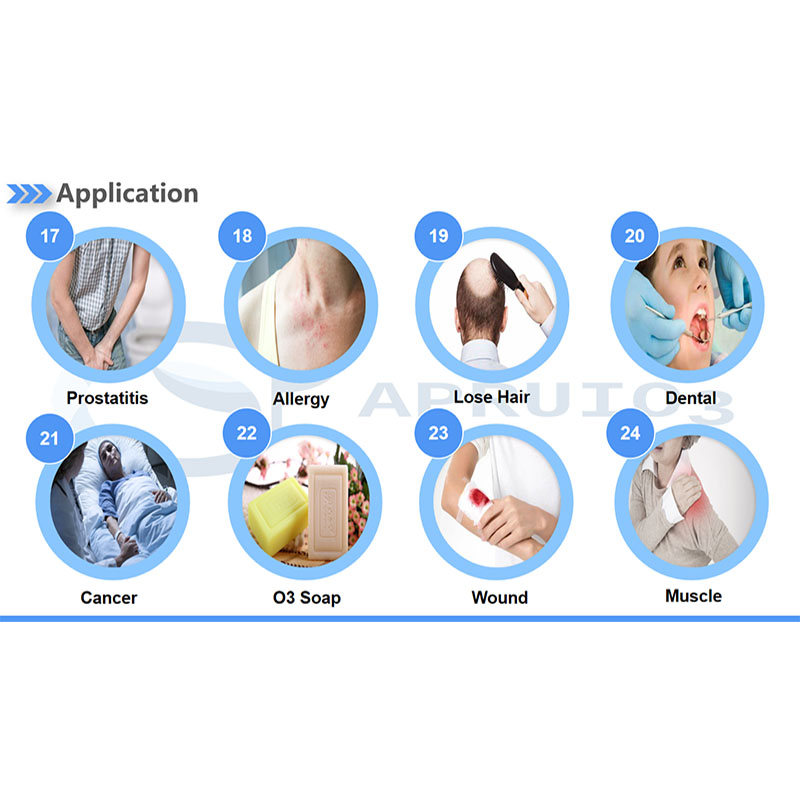 Touch LCD Screen Dual Mode Multilingual Ozone Therapy Machine with ...